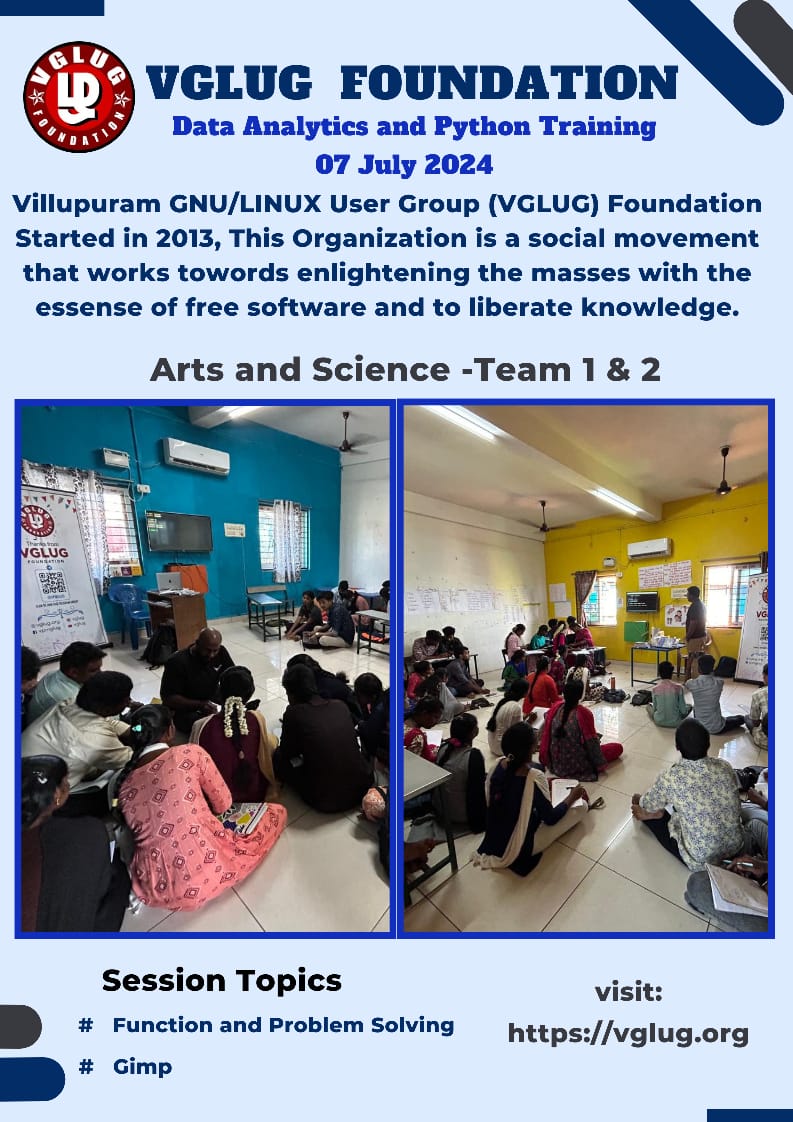 Data Analytics with Python Training – 6th Week Recap – VGLUG Foundation