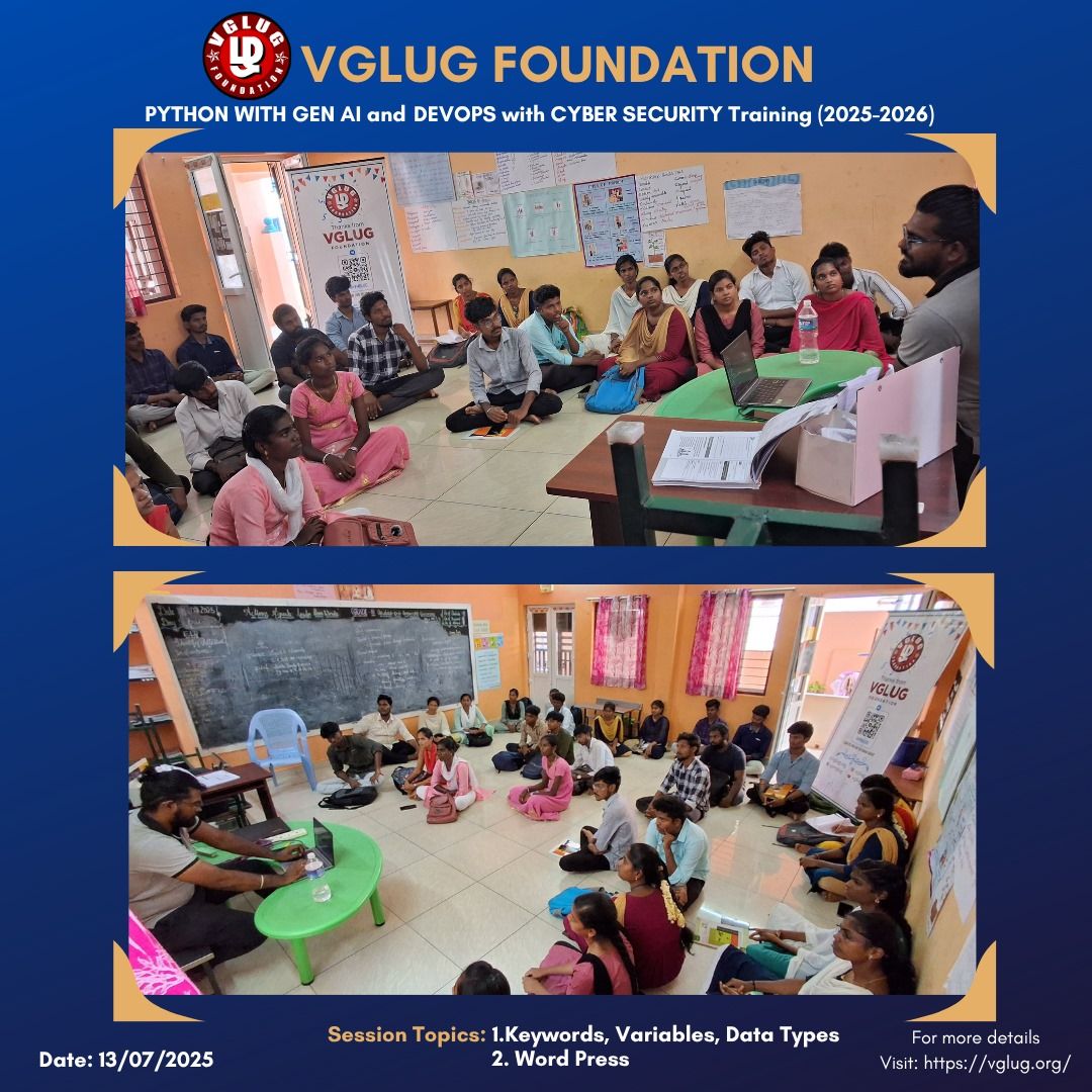 Python with GenAi and DevSecOps Training 2025 – Session 7 – VGLUG Foundation