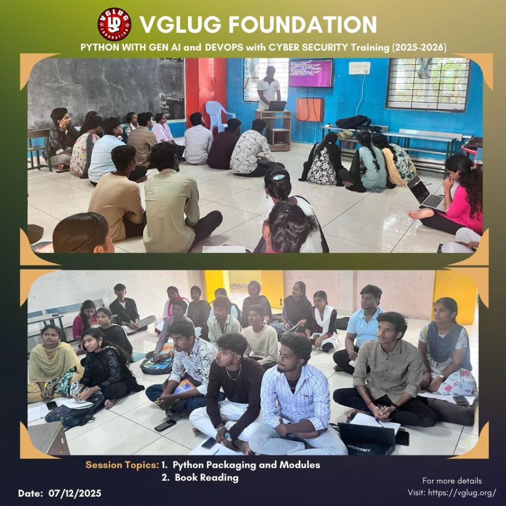 Python with GenAi and DevSecOps Training 2025 – Session 23 – VGLUG ...